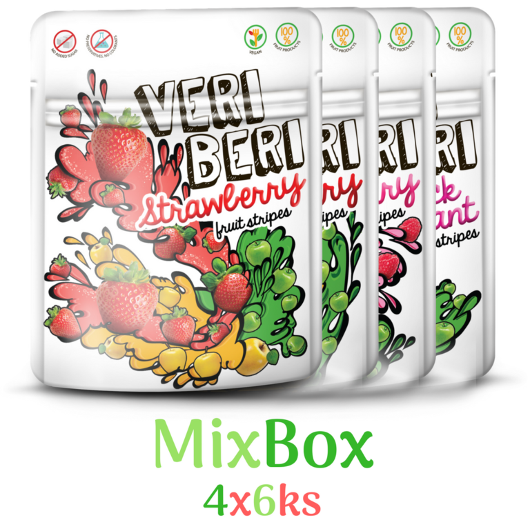 VERI BERI mix of raspberry, strawberry, blueberry, cherry and black ...