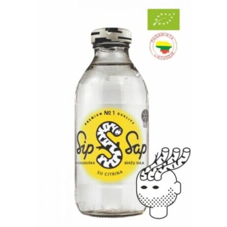 Sip Sap Organic 100% Natural birch tree water with lemon juice, 330ml ...